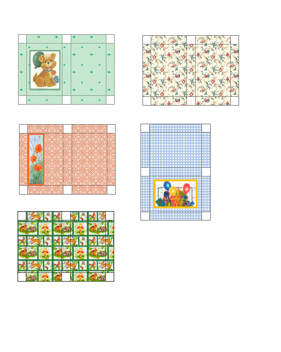 Flat rectangular gift boxes 2