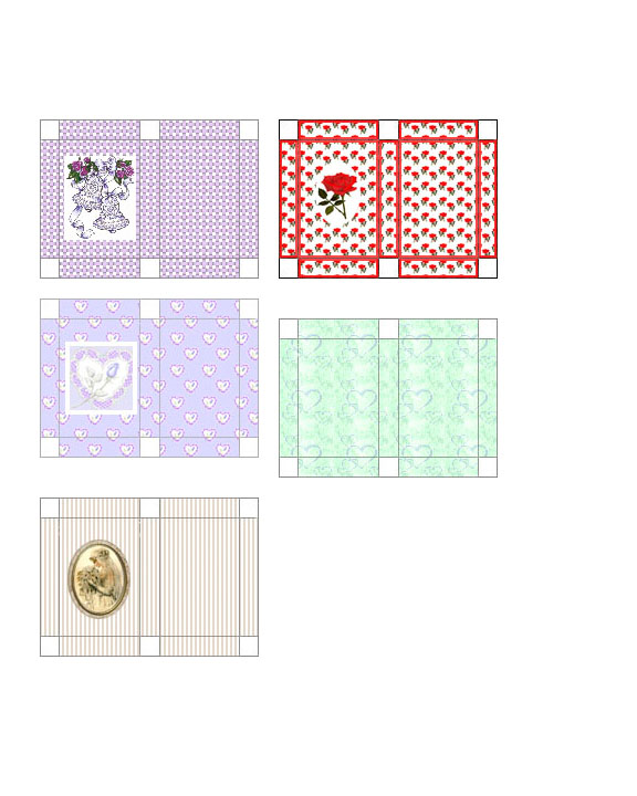 Flat Rectangular Wedding gift boxes 2