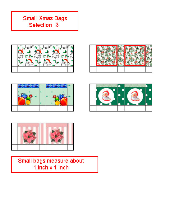 dollhouse size gift bags Xmas 3